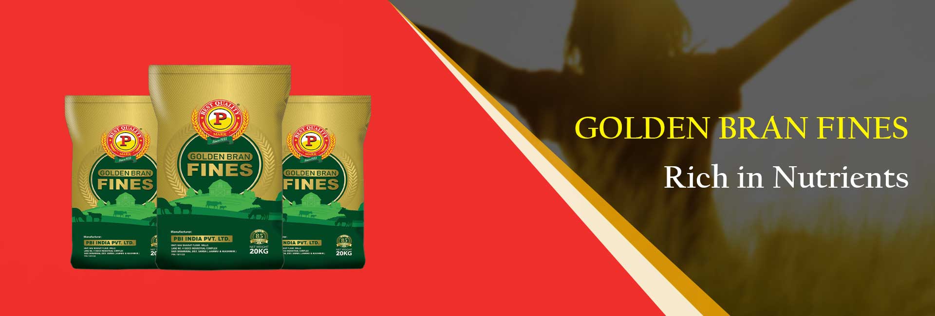 Wheat Bran Fines - P Mark a Trusted Brand with Best Quality Wheat and ...