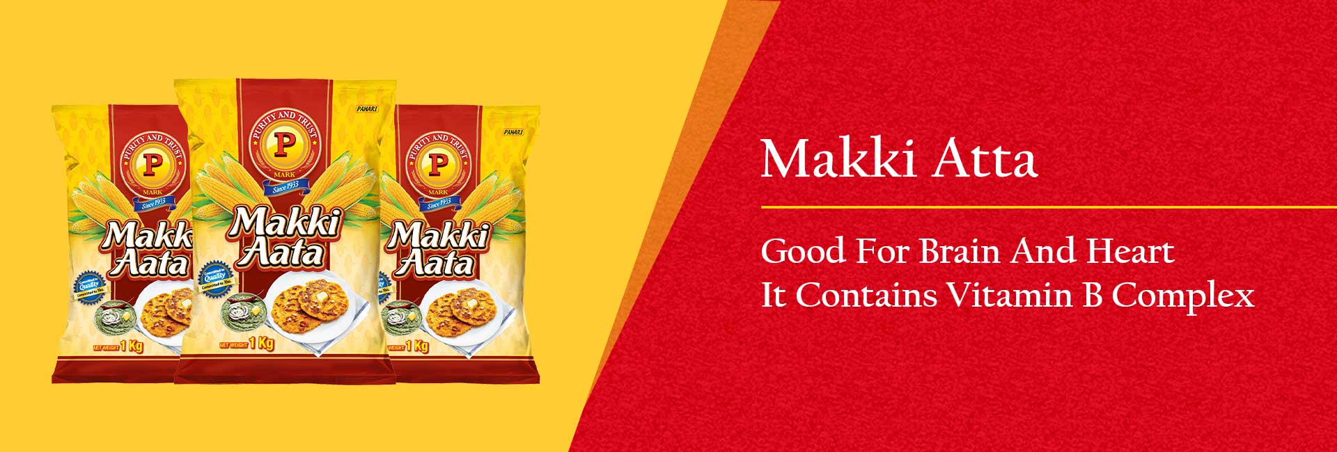 Makki Aata - P Mark a Trusted Brand with Best Quality Wheat and Rice ...